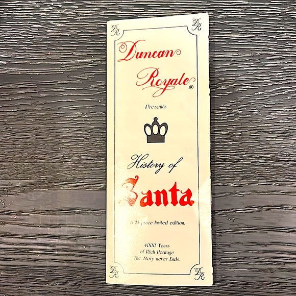 Duncan Royale | Holiday | Vintage History Of Santa Odin From Duncan ...